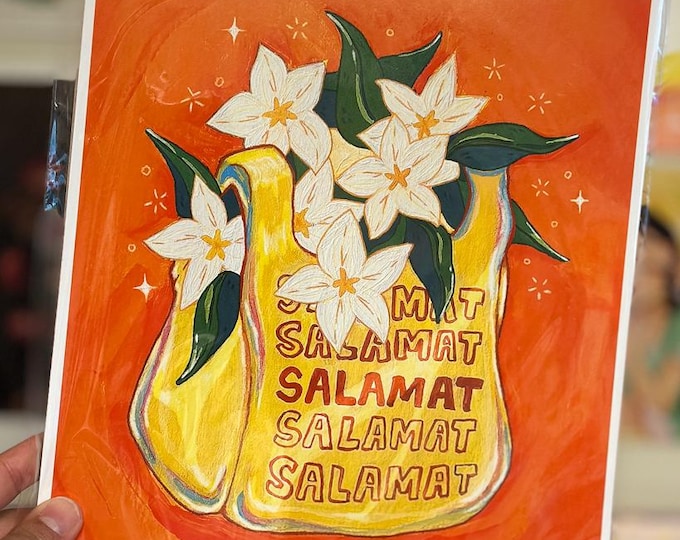 Thank You / Salamat ~ Filipino Art Print ~ Illustrations by Alex ...