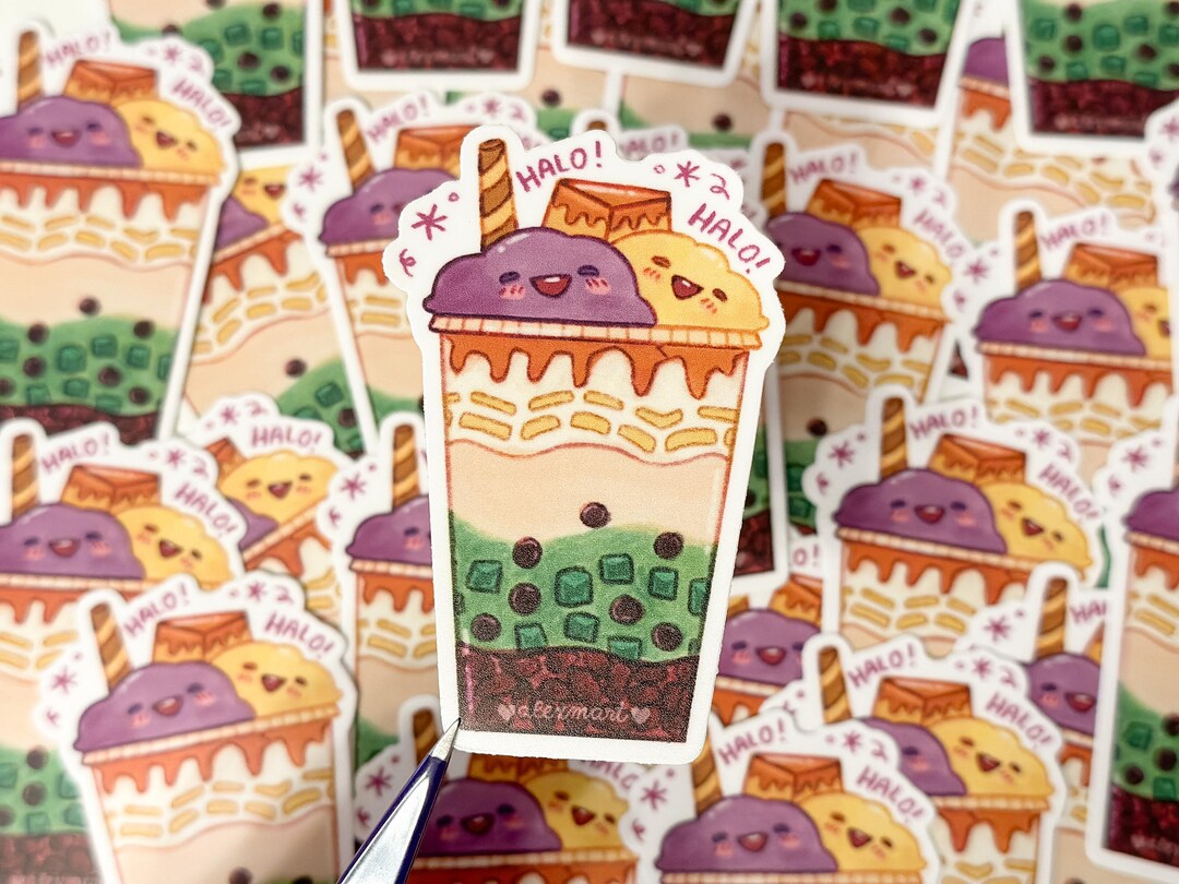Halo Halo! - Filipino - Waterproof Sticker ~ Illustrations by Alex ...