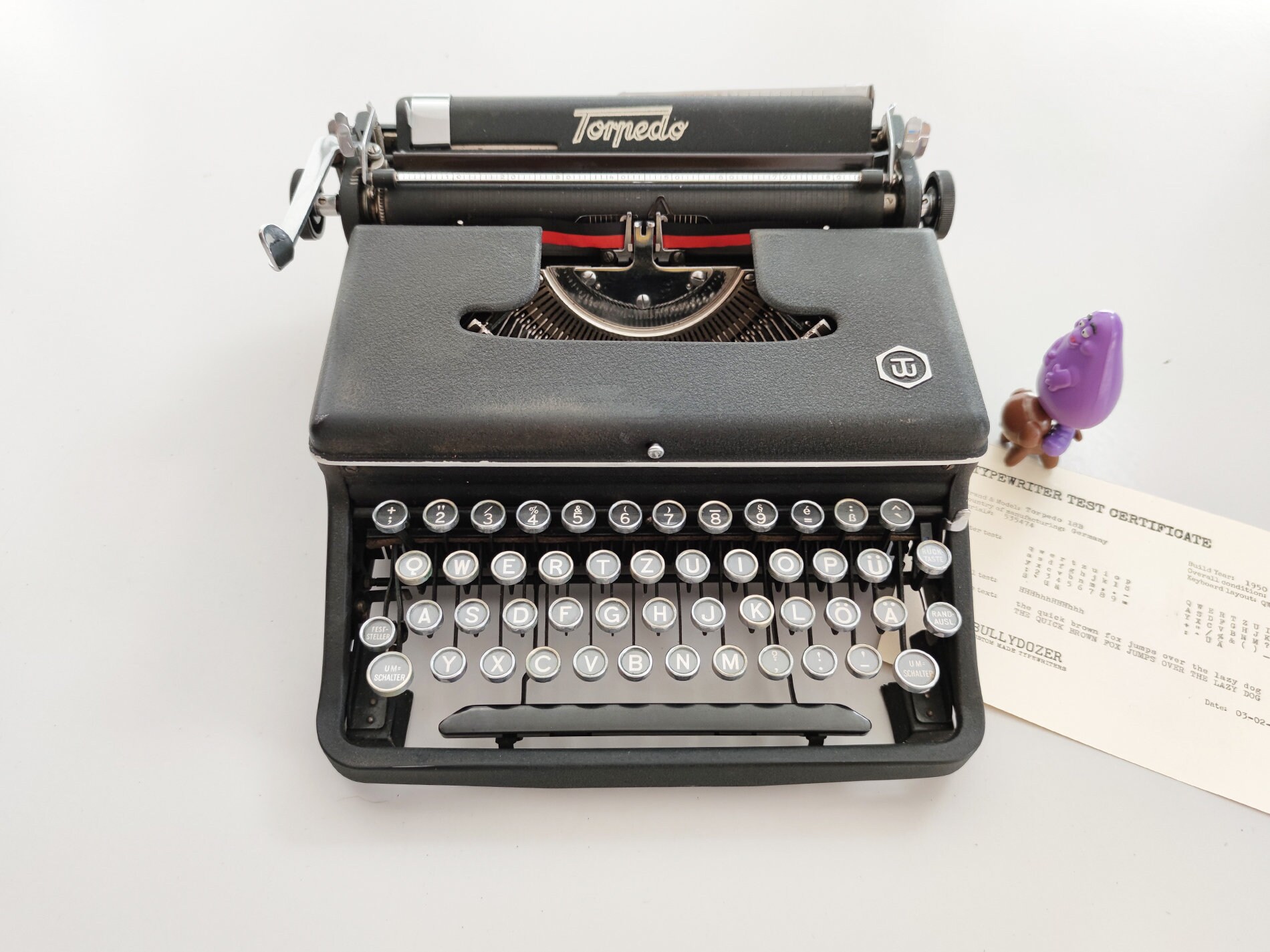 Original 1950 Torpedo 18B Typewriter SERVICED - Etsy
