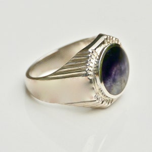 Blue John Signature Ring Mens Ring Gents Ring Handmade in Sheffield ...