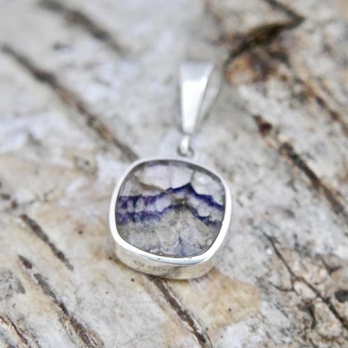 Blue John Bangle Handmade Sterling Silver Tension Bangle Set - Etsy