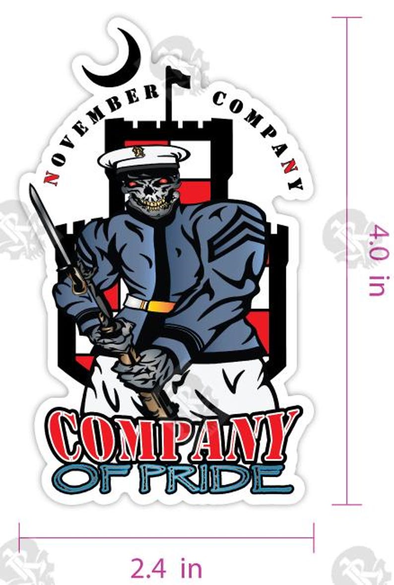 The Citadel, November Company Logo Sticker. All Proceeds Go to Fund the ...