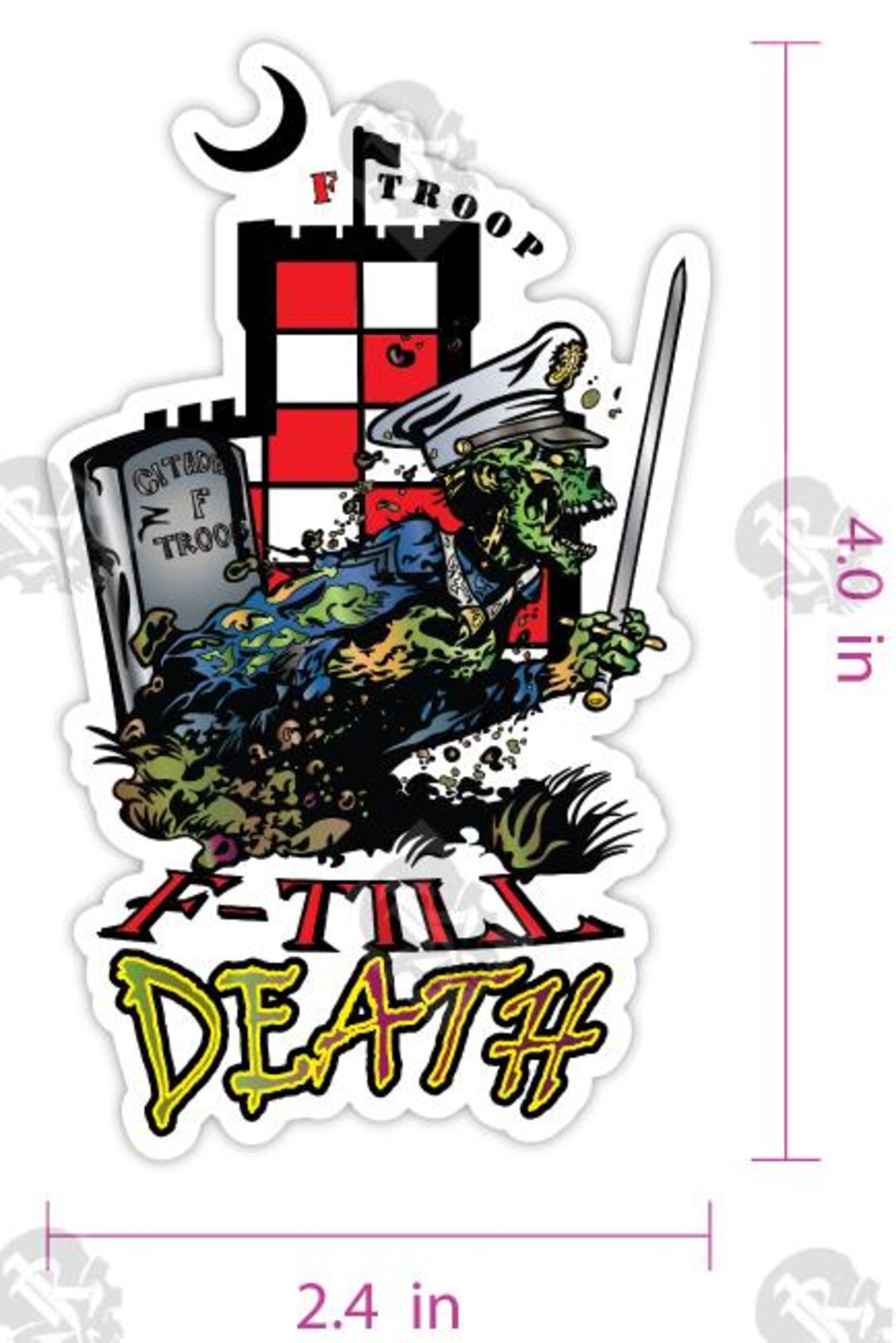 The Citadel, Foxtrot Company Logo Sticker. All Proceeds Go to Fund the ...