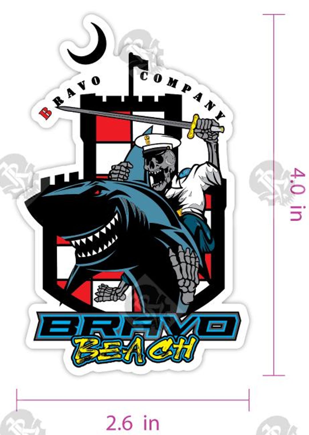 The Citadel, Bravo Company Logo Sticker. All Proceeds Go to Fund the ...