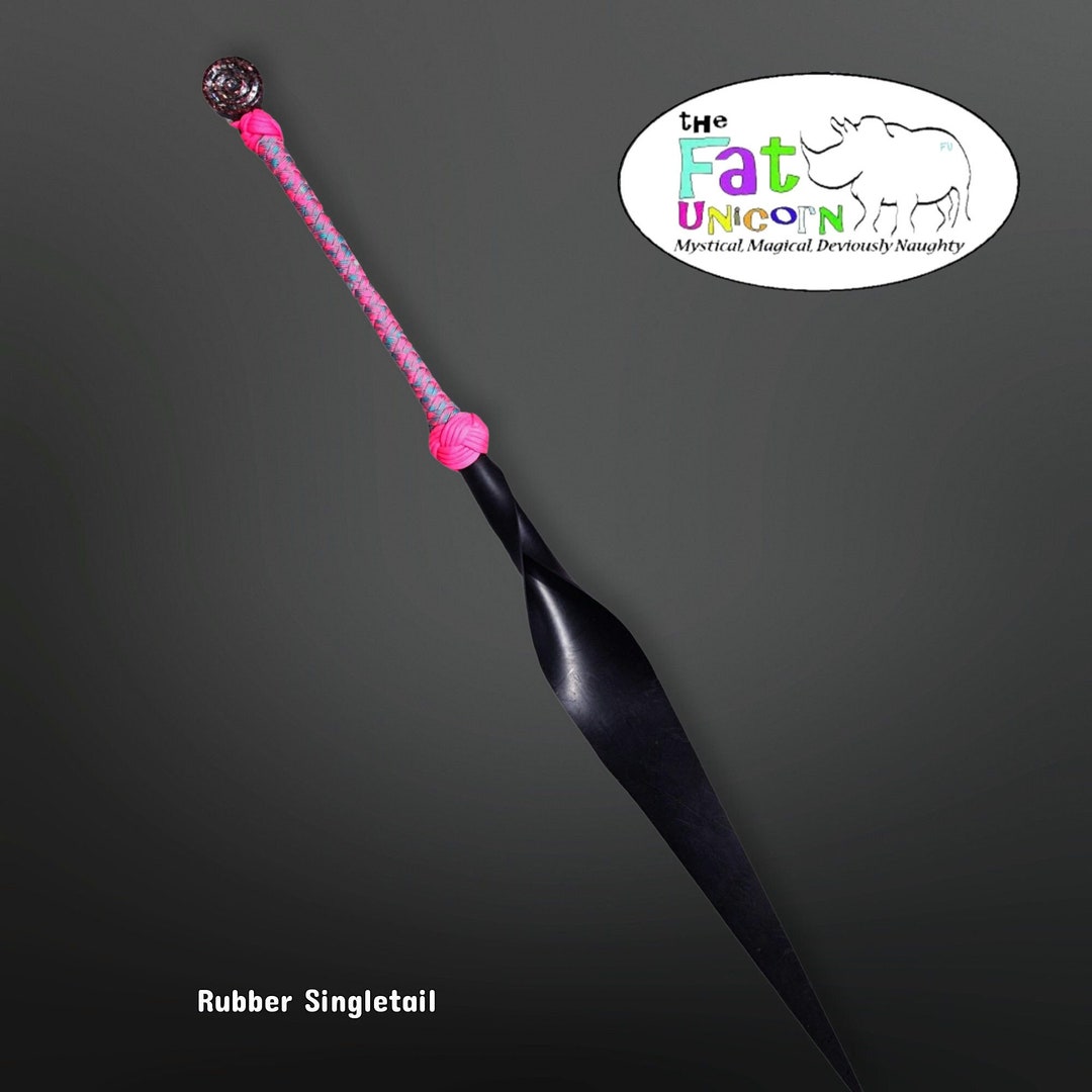 Rubber Single Tails- Custom,spanking, Adult Spanking, Vegan, Dragon ...