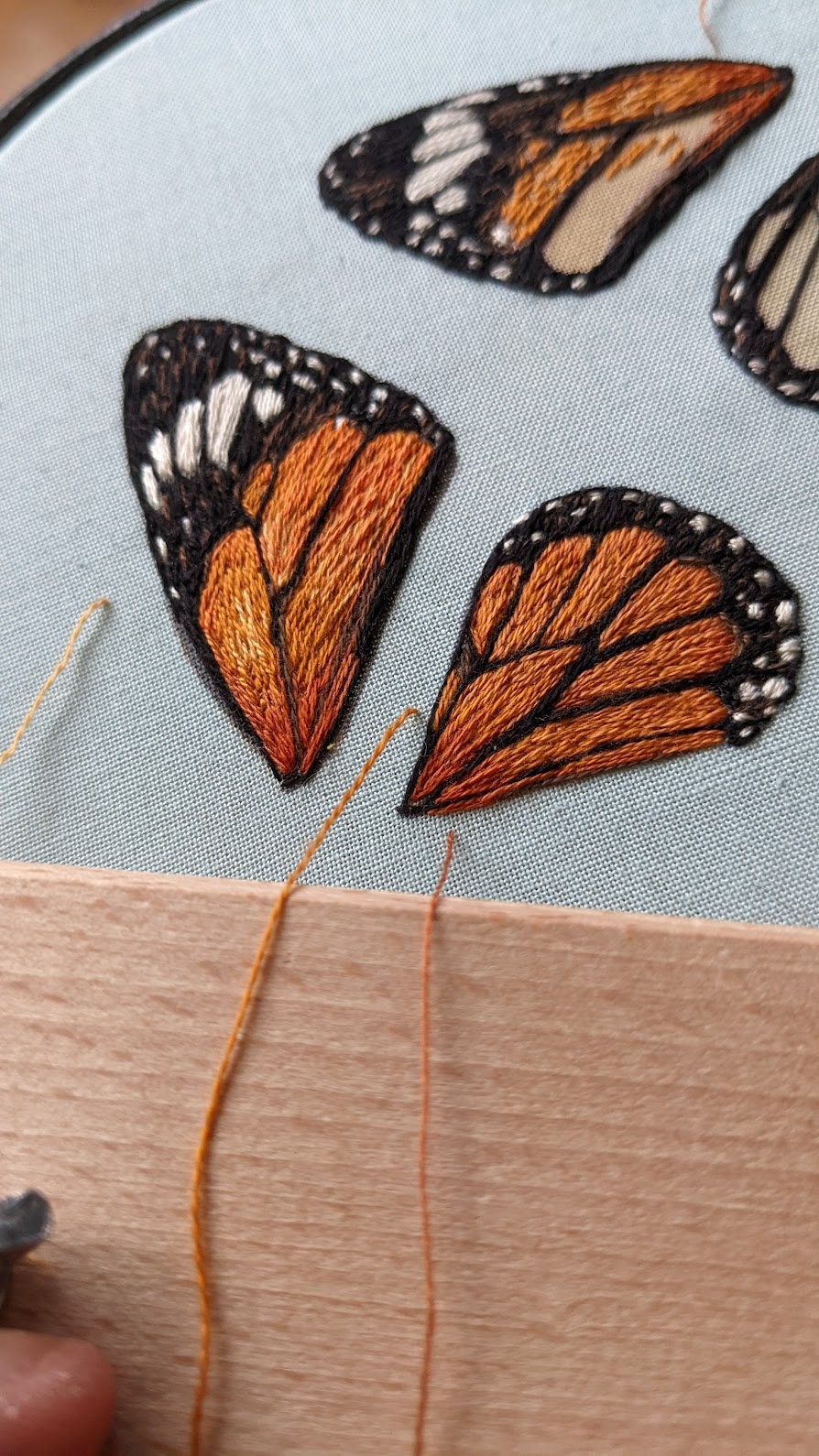 Realistic 3D Butterfly Embroidery Art Sculpture Mounted and Framed - Etsy
