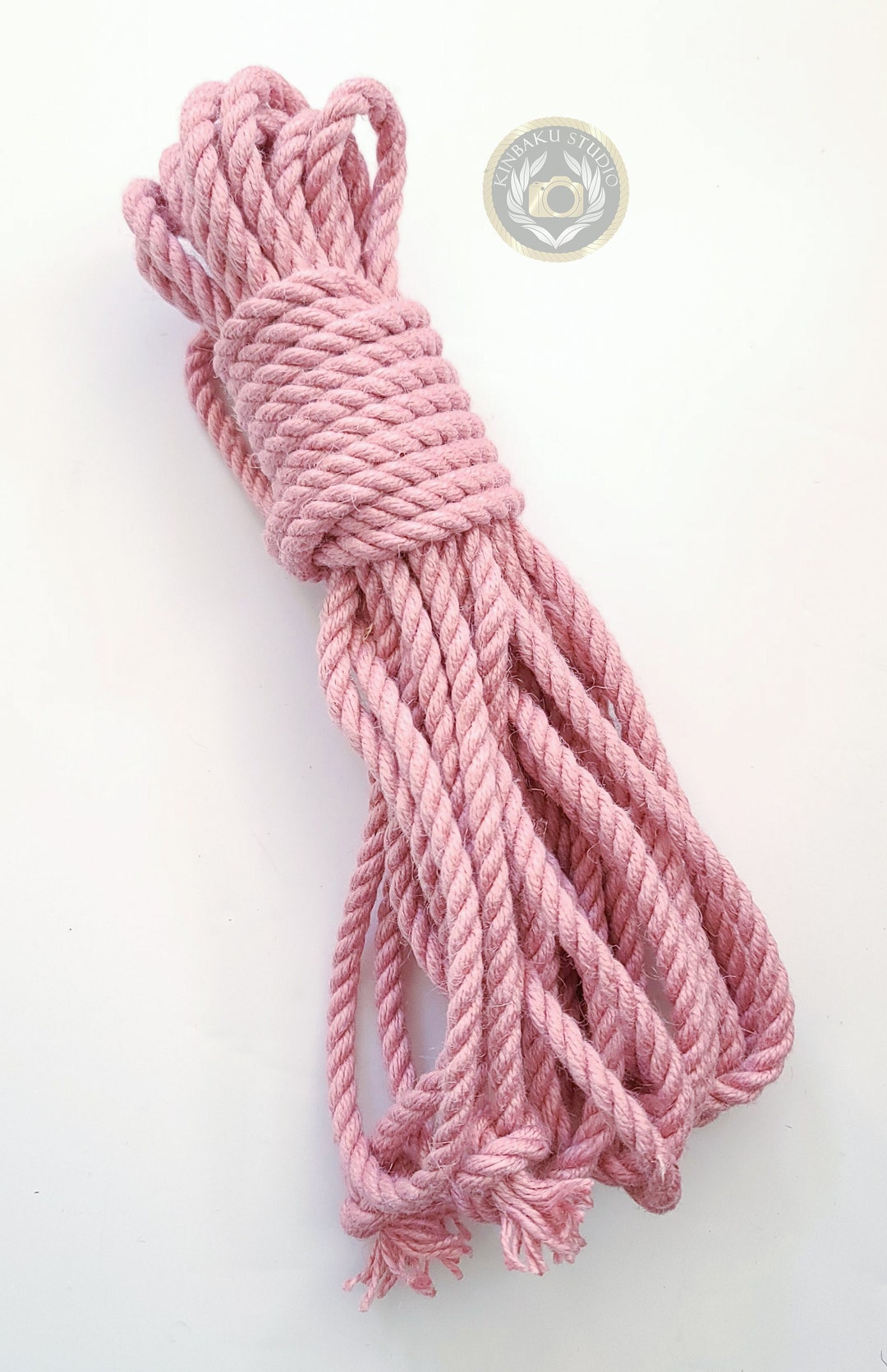 Pastel Pink Jute Rope – 8 Meters (≈26.25 Ft), 6 Mm – Premium Bondage ...