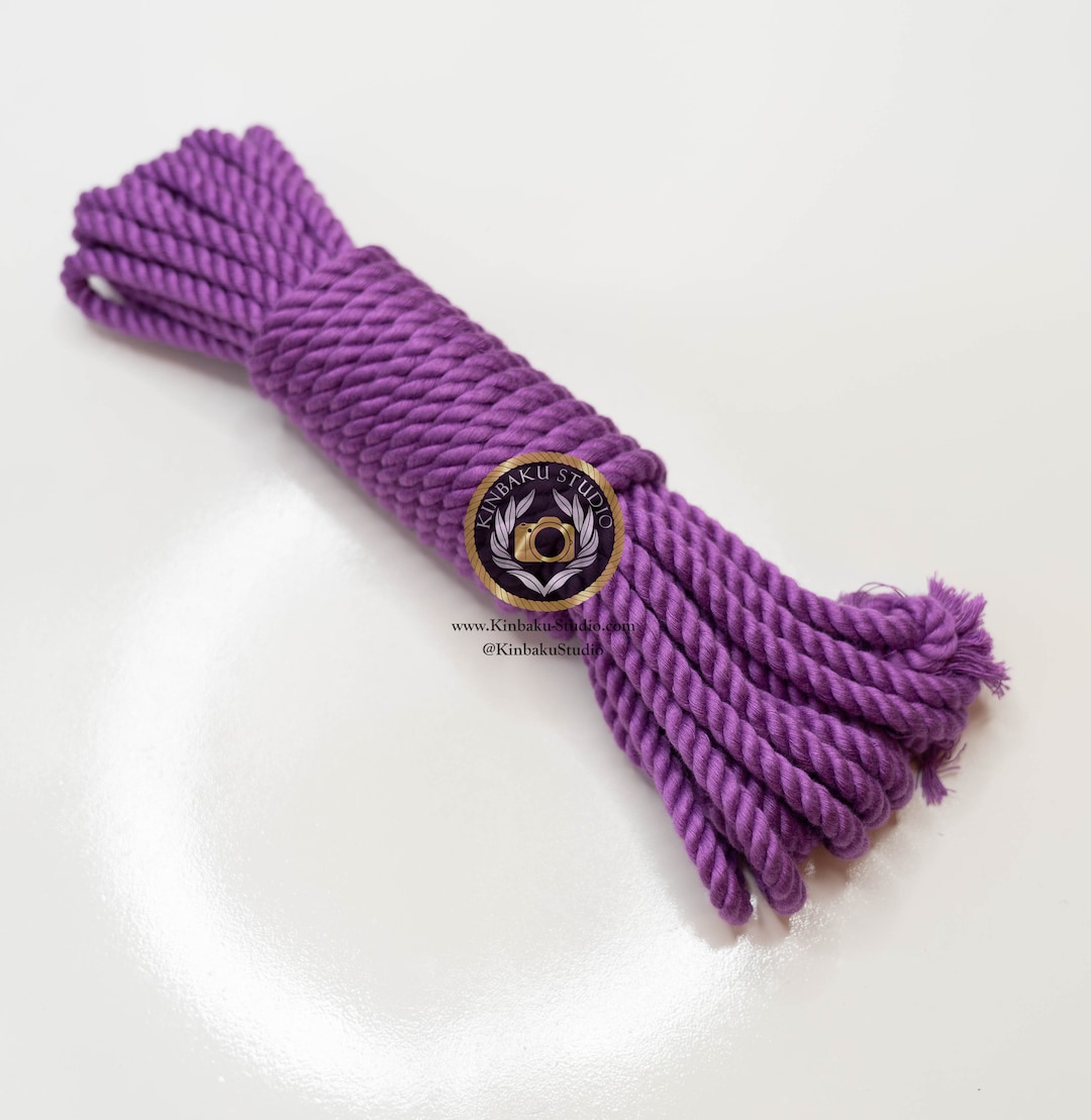 Purple Bamboo Silk Rope - Etsy