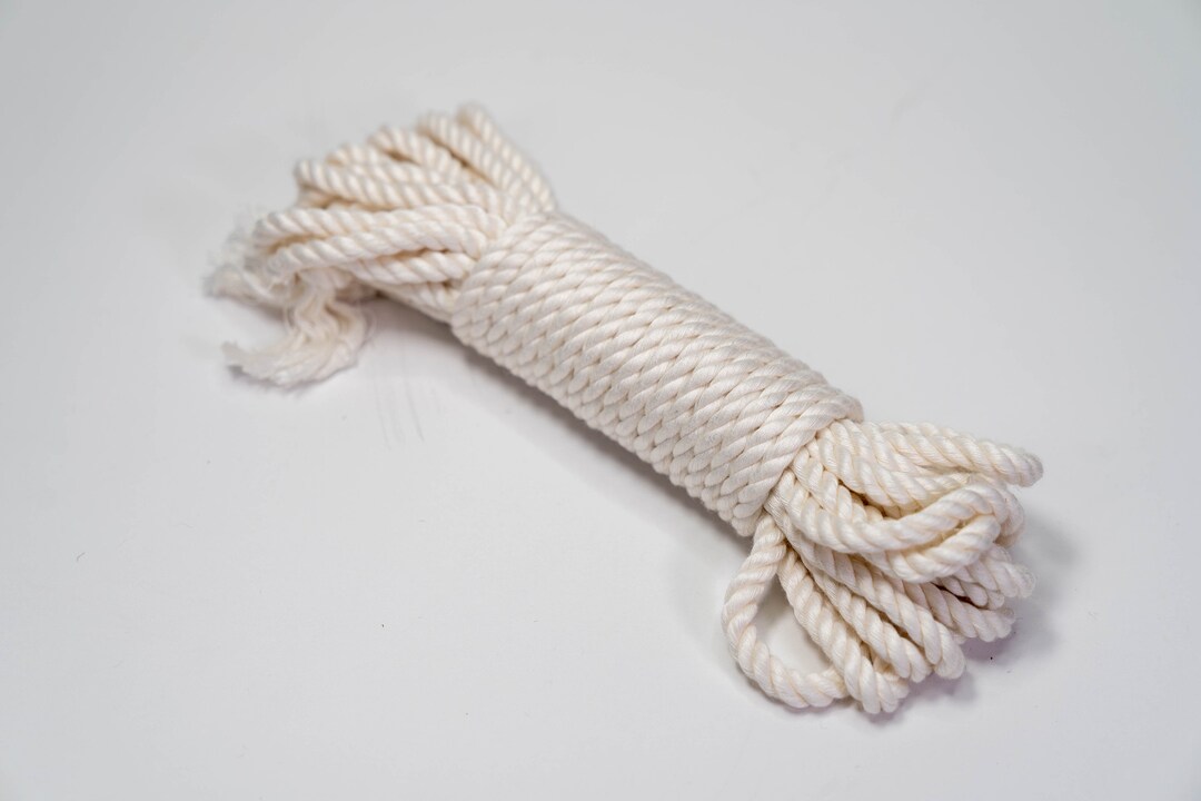White Bamboo Silk Rope - Etsy