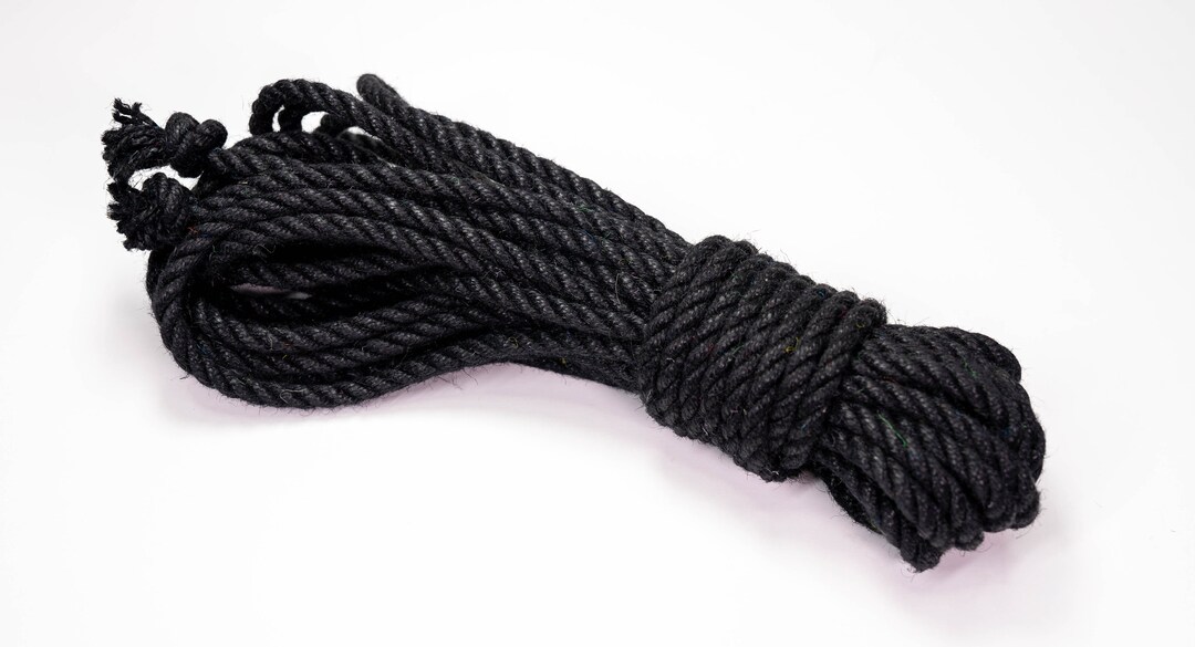 Black Jute Rope - Etsy