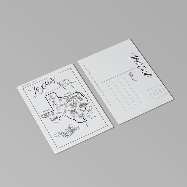 Texas Postcards - Etsy