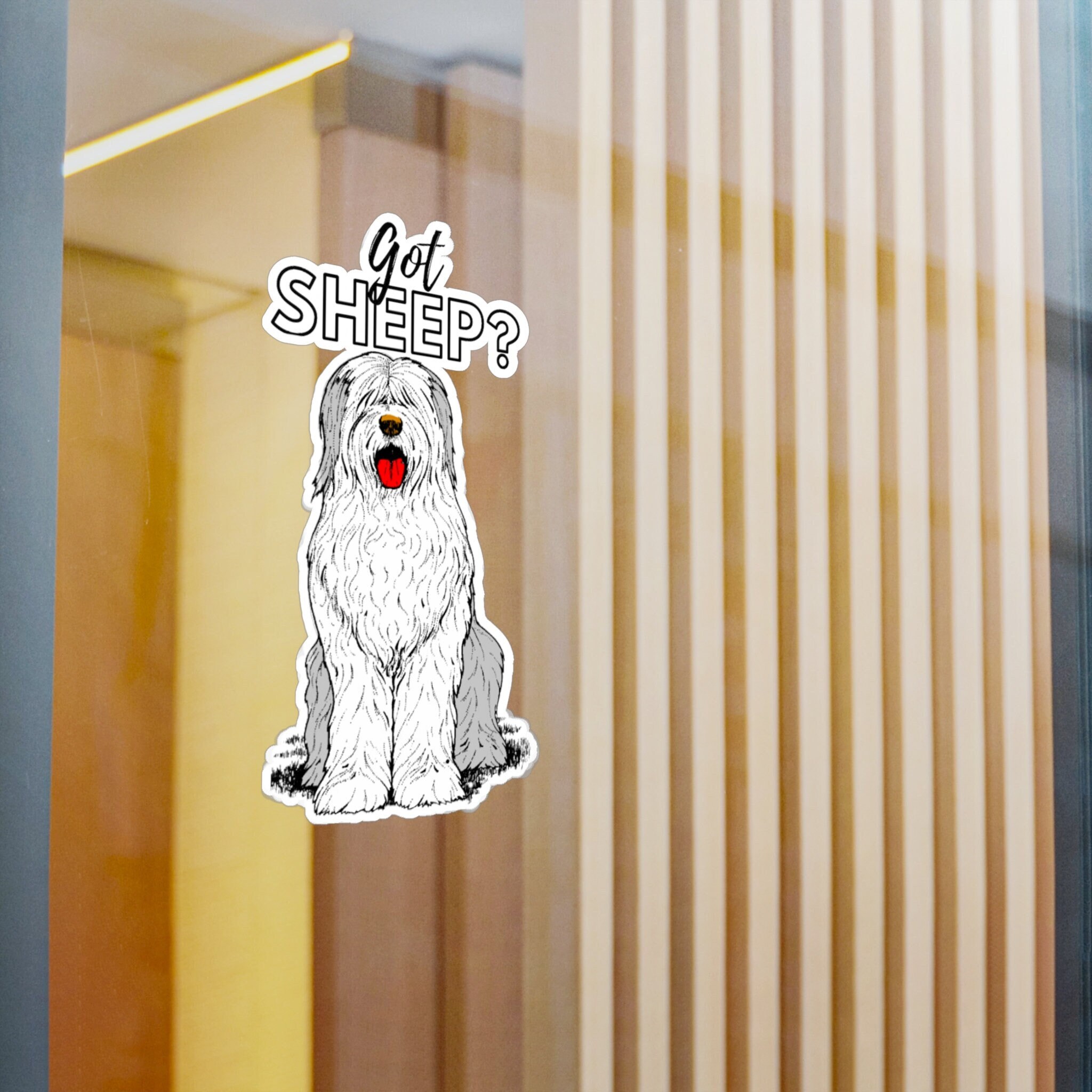 Decals, Old English Sheepdog, Got Sheep Vinyl Decals - Etsy