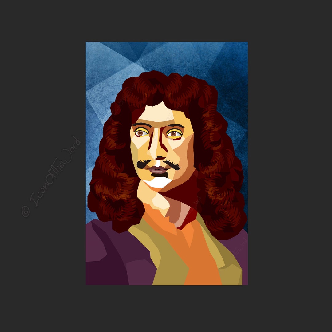 Molière Literature Framed Canvas Wall Picture for Home, Office ...