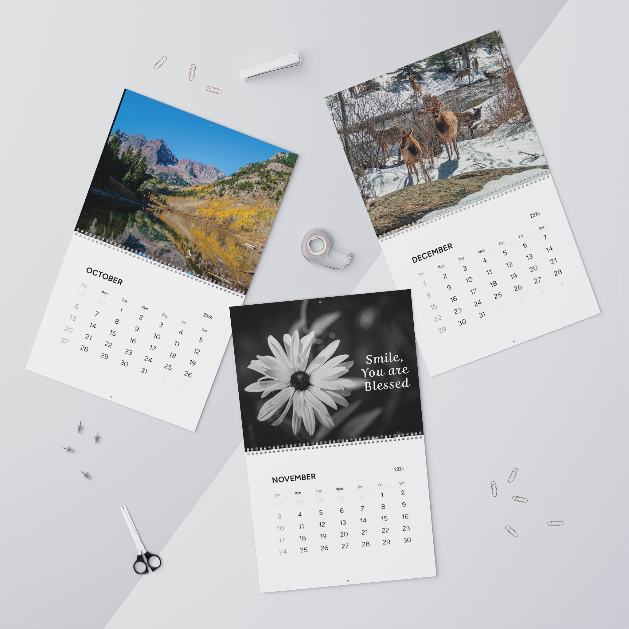2024 Landscape Nature Wall Calendars 2024 - Etsy