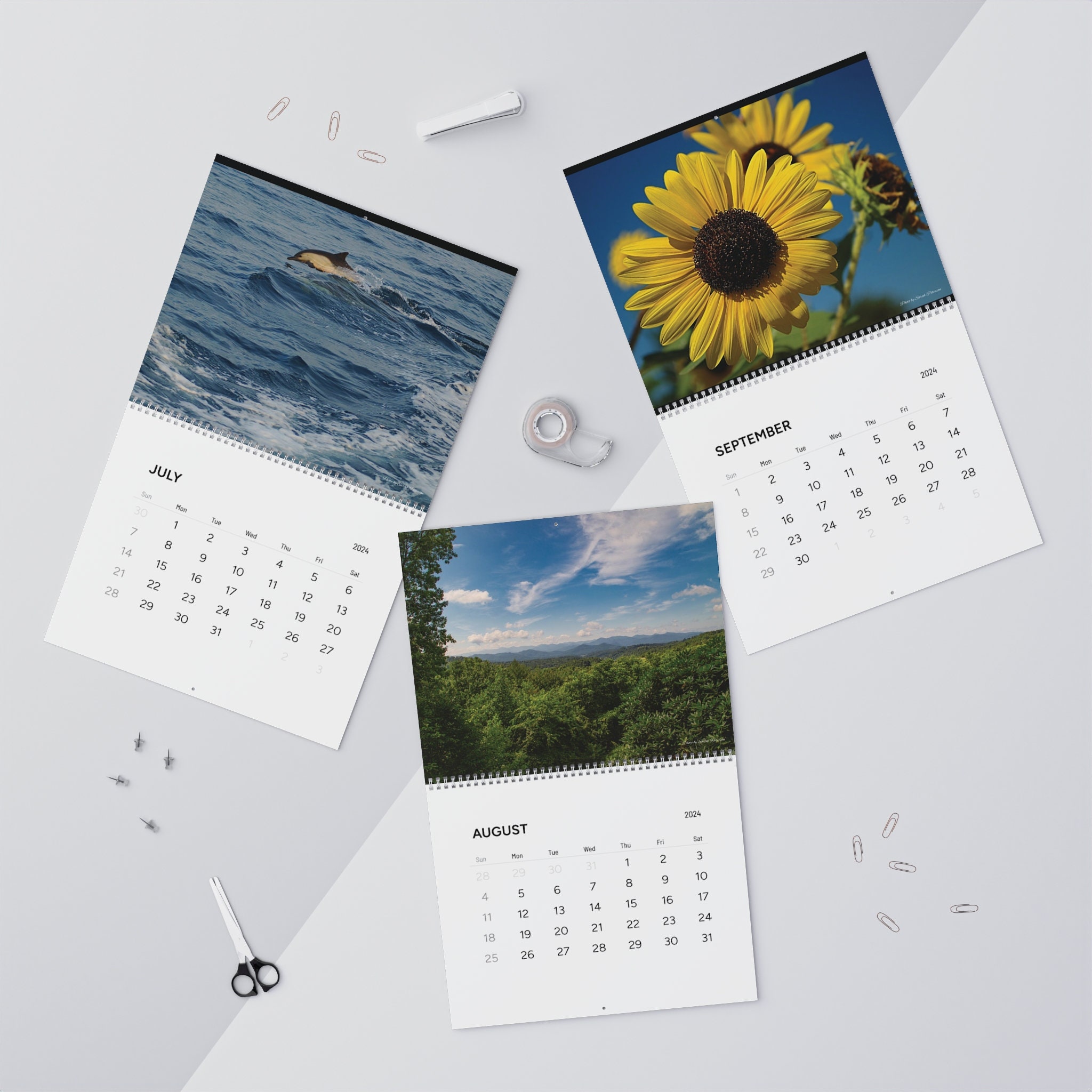2024 Landscape Nature Wall Calendars 2024 - Etsy