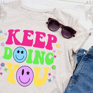 Keep Doing You Png, Digital, Lightning Bolt, Trendy, Wavy, Positive ...
