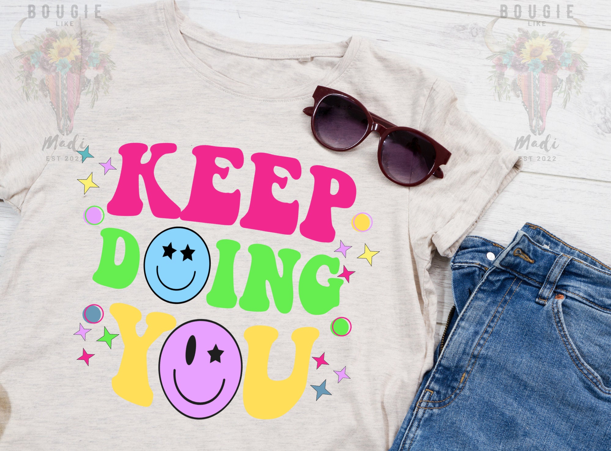 Keep Doing You Png, Digital, Lightning Bolt, Trendy, Wavy, Positive ...