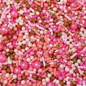 Pretty in Pink Edible Sprinkles 4oz - Etsy