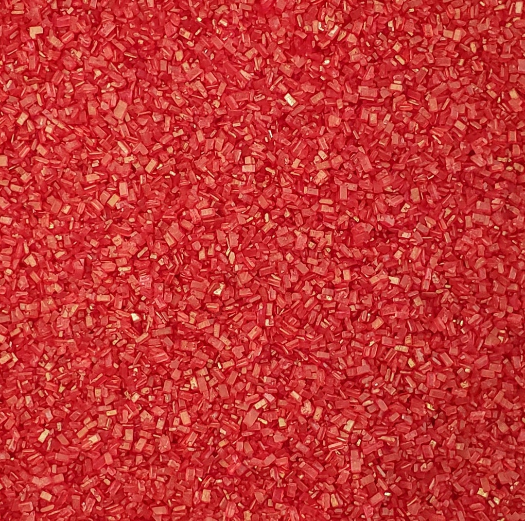 Red Chunky Sugar, Edible Sprinkles, Cake Sprinkles, Cookie Sprinkles - Etsy