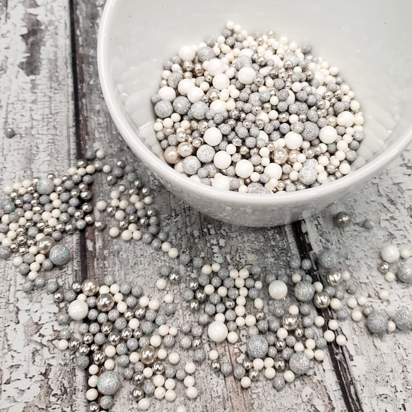Silver Sprinkles - Etsy