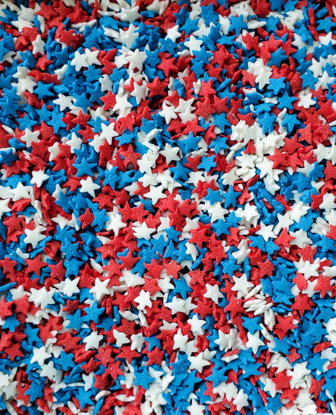 Red, White & Blue Star Sprinkle Shape-edible Sprinkles - Etsy