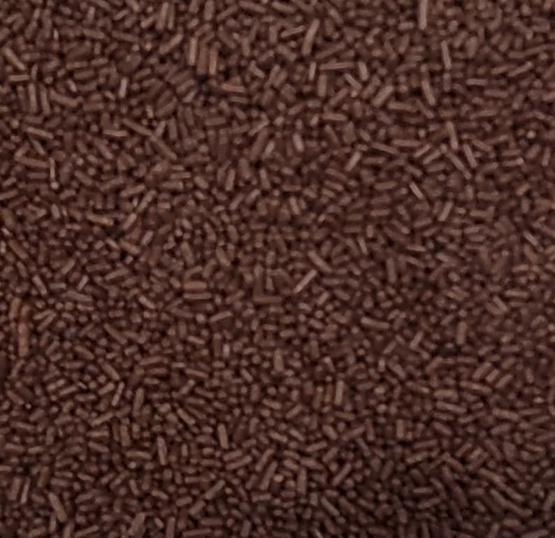 Dark Brown Jimmies Sprinkles Cake Sprinkles Cookie - Etsy