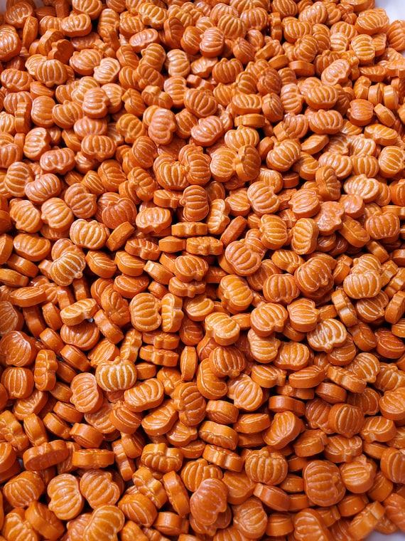 Pumpkin Candy Shape-edible Sprinkles - Etsy