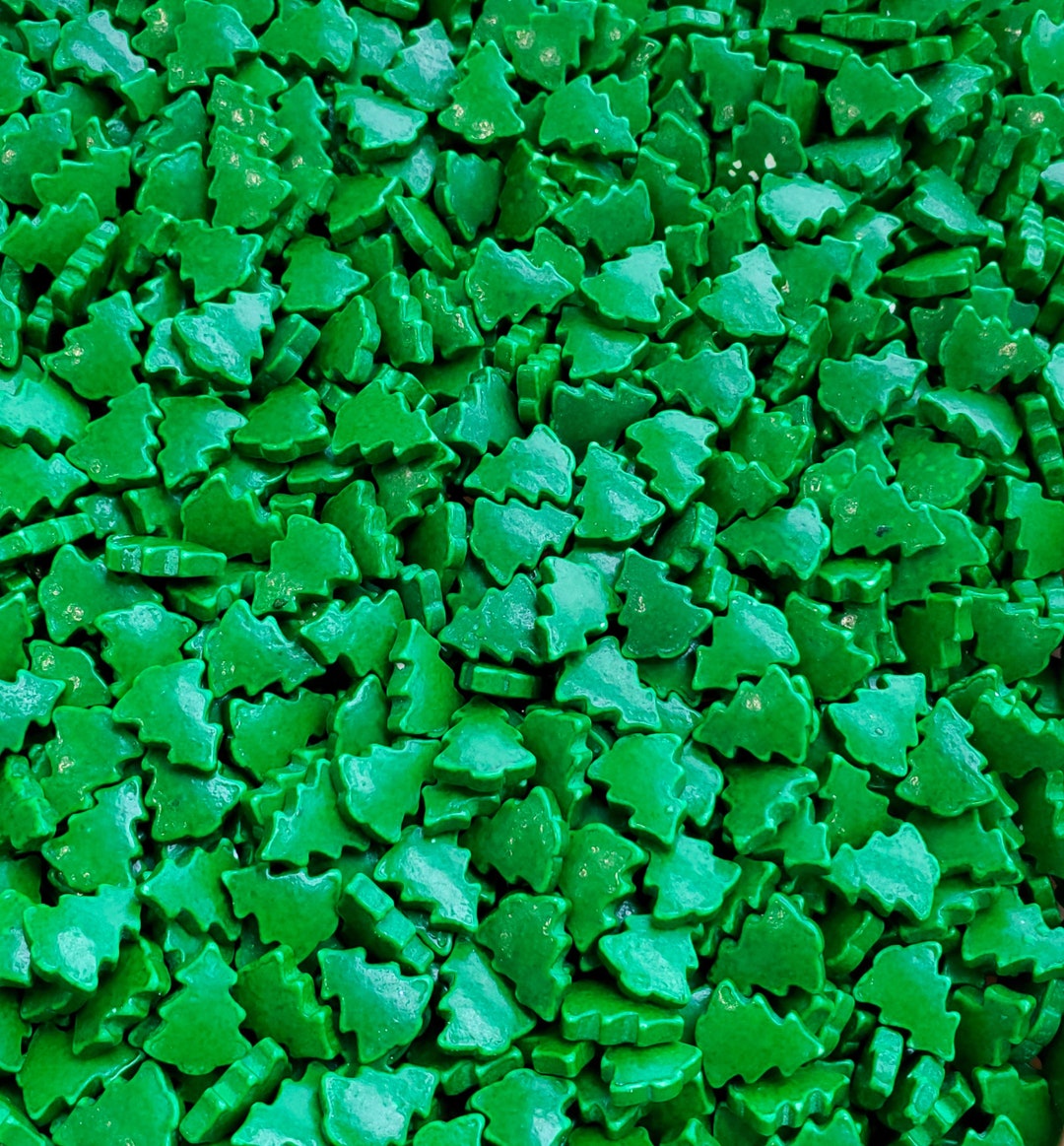 Green Tree Sprinkle Shape-edible Sprinkles - Etsy