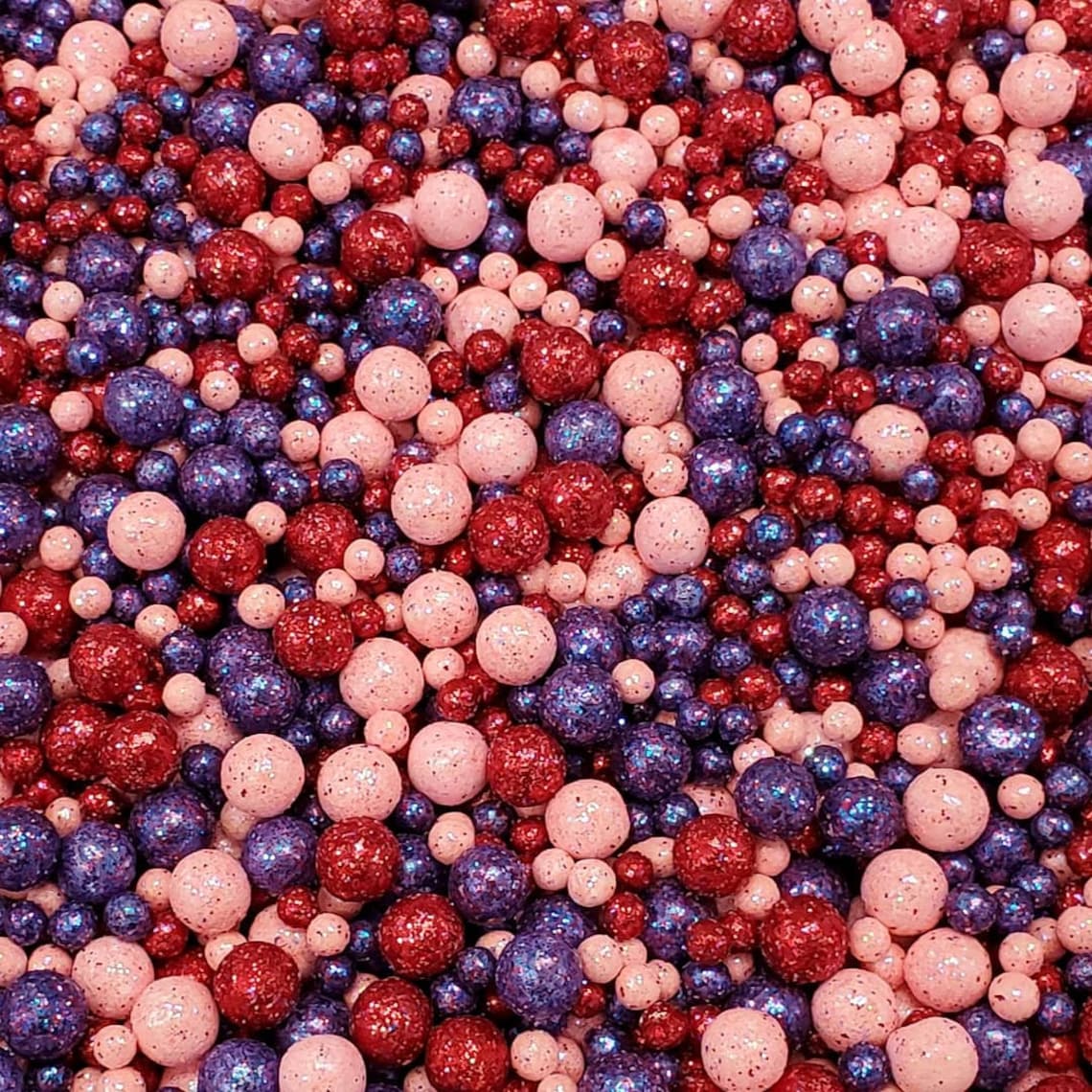 Red, Pink & Purple Sprinkle Wreath Mix - Etsy