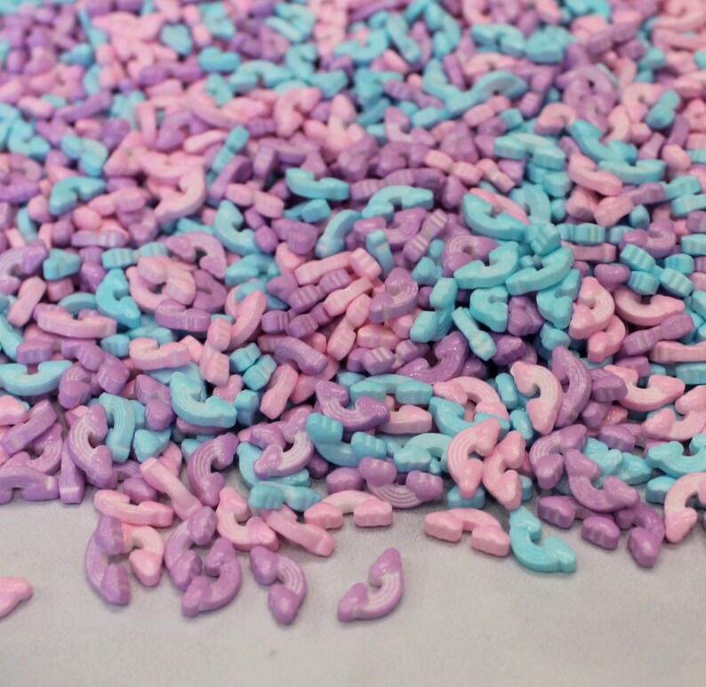 Rainbow Sprinkle Shape-edible Sprinkles - Etsy