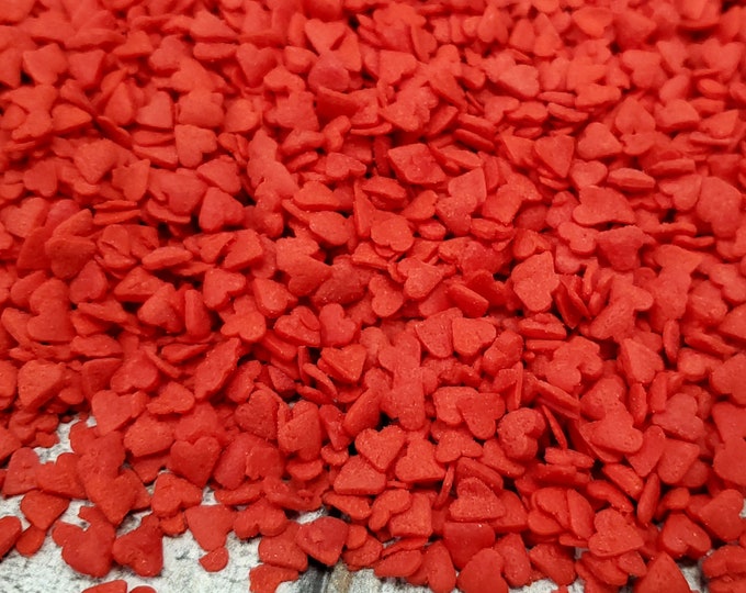 Jumbo Red Heart Sprinkle Shape-edible Sprinkles - Etsy