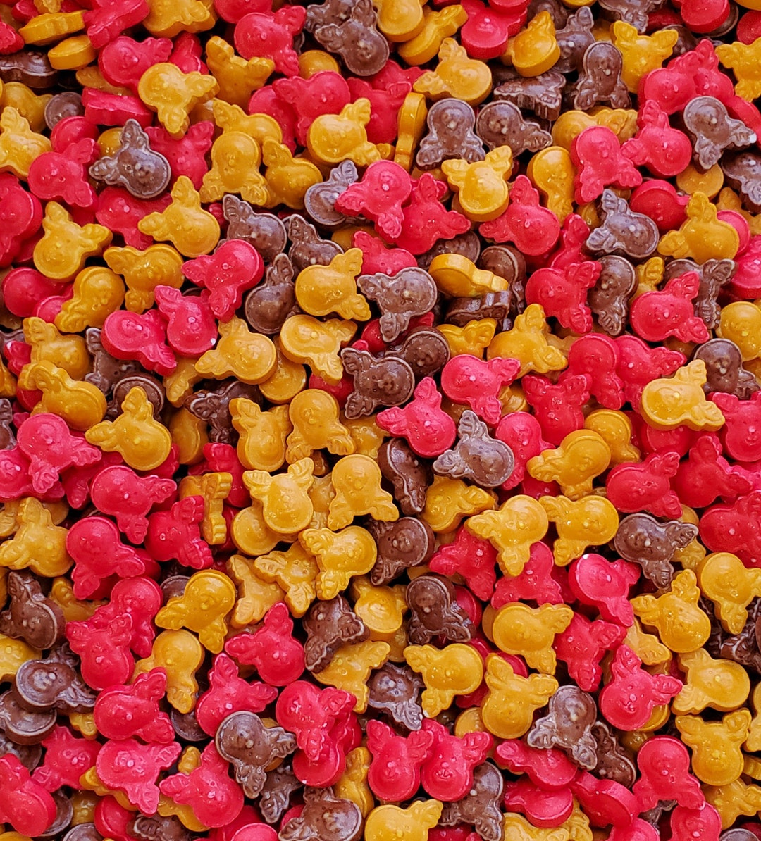 Reindeer Sprinkle Shape-edible Sprinkles - Etsy