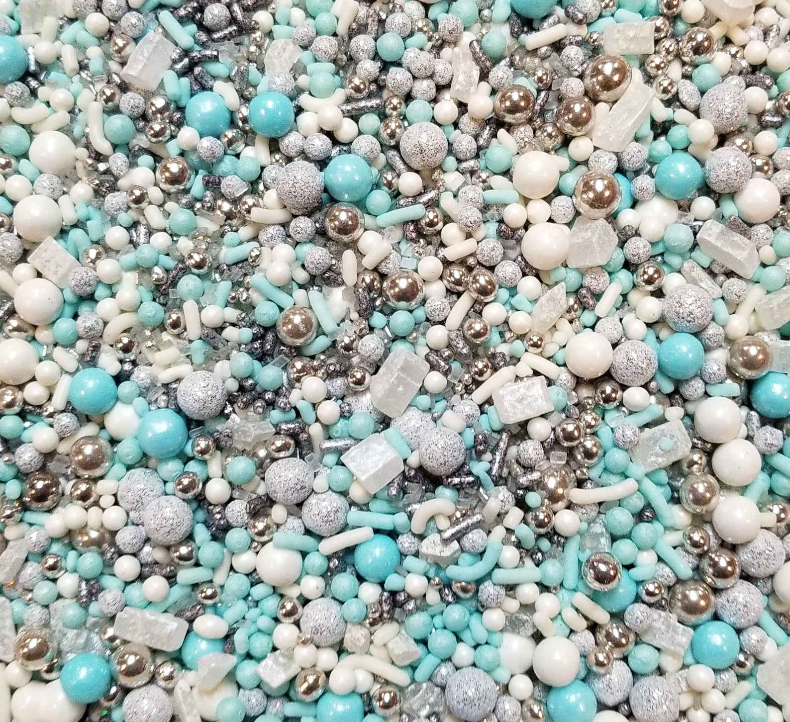 Silver Bells-edible Sprinkles-4oz - Etsy