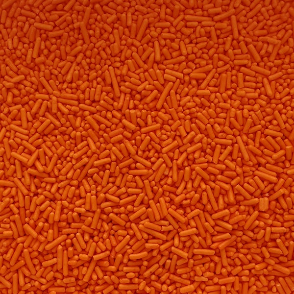 Orange Sprinkles - Etsy