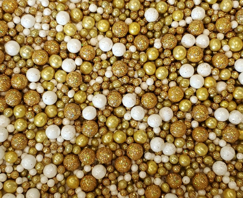 Gold Sprinkle Wreath - Edible Sprinkles - Etsy