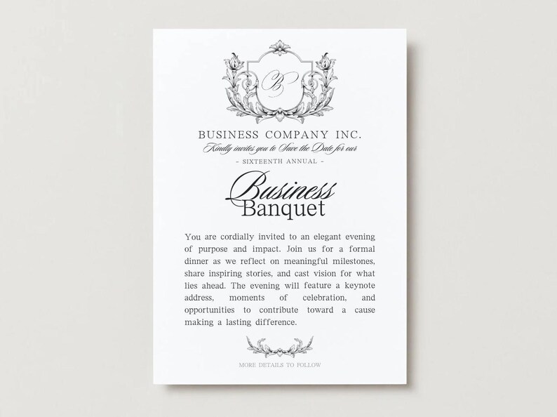 Editable Church Gala & Wedding Invitation Template | Elegant Canva ...