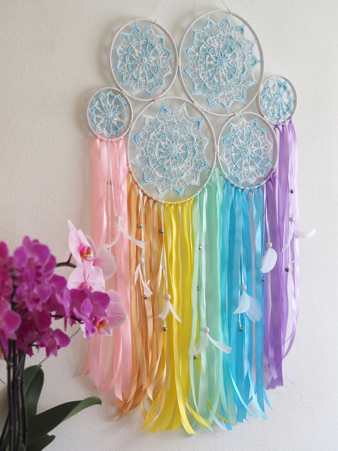 POLAS CLOUD Mandala & Dreamcatcher Crochet PATTERN, Crochet Pattern ...