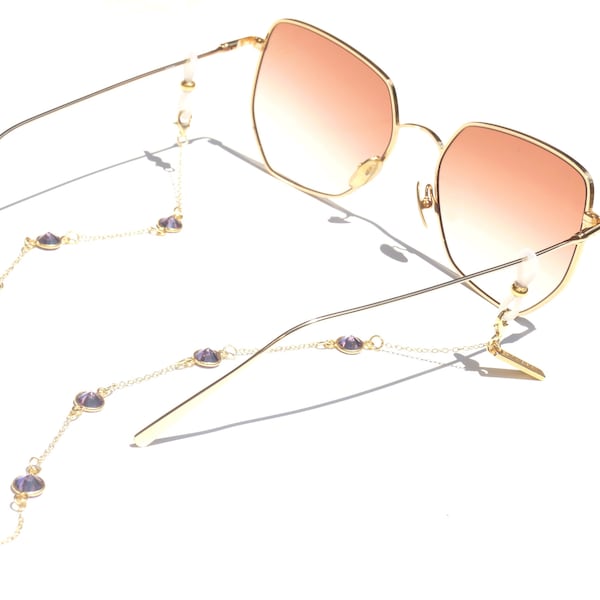 Gold Eyeglass Chain - Etsy