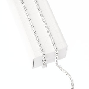 925 Sterling Silver Eyeglass Chain – Swarovski Crystal Glasses Necklace ...