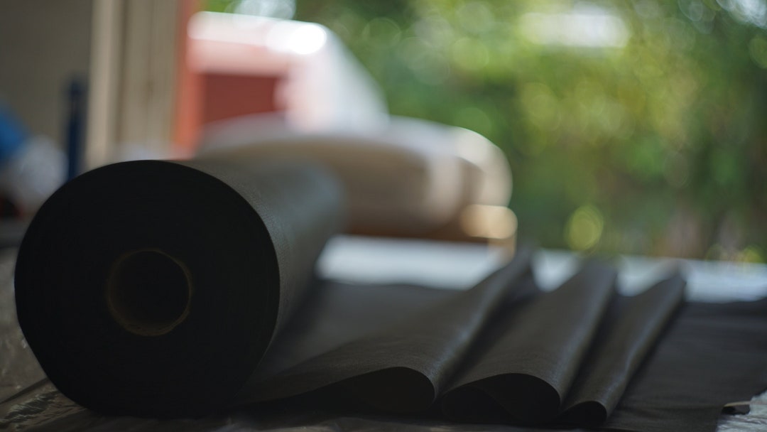 36" Black Cambric Dust Cover, 100 Yard Fabric Roll for Upholstery ...