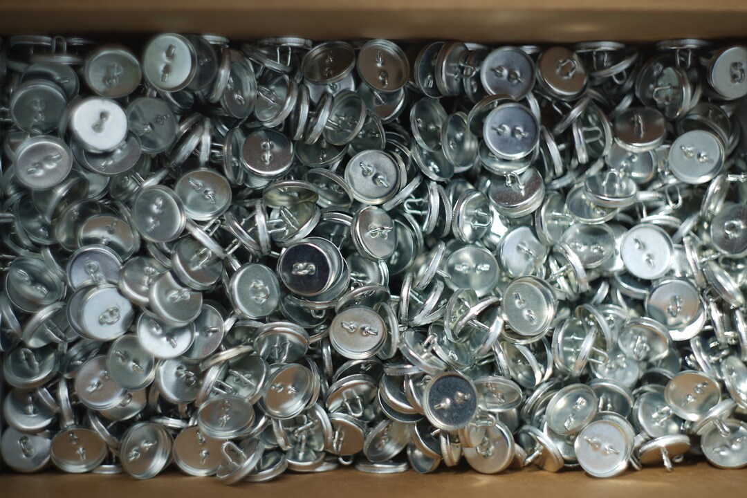Wire Eye Upholstery Button Molds, Diy Button Backs for Tufting ...