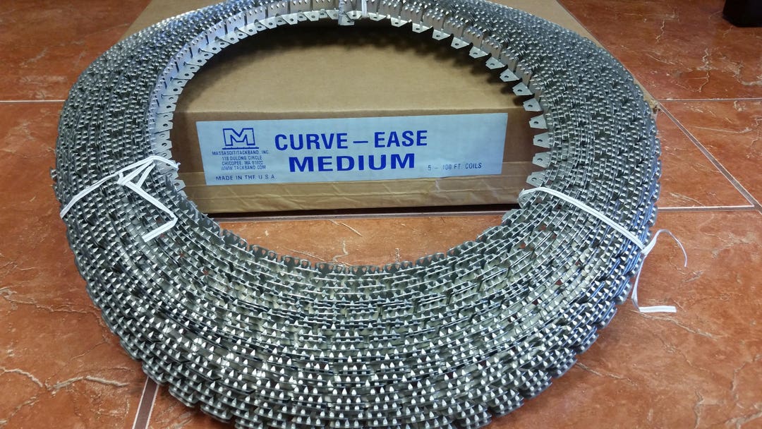 Curve-ease 100ft Coil, Flexible Upholstery Edge Wire for Clean ...