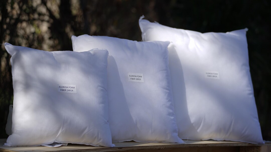 Polyester Pillow Inserts, Soft Supportive & Hypoallergenic Cushion ...