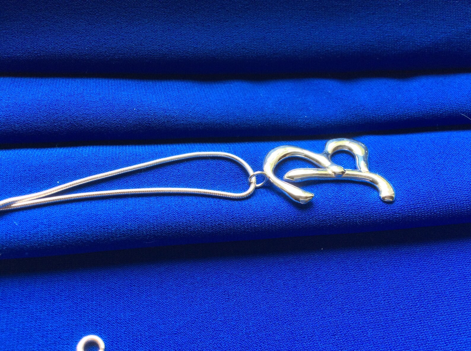 Silver Initial B Pendant, Cursive Letter B Monogram Charm, Alphabet ...