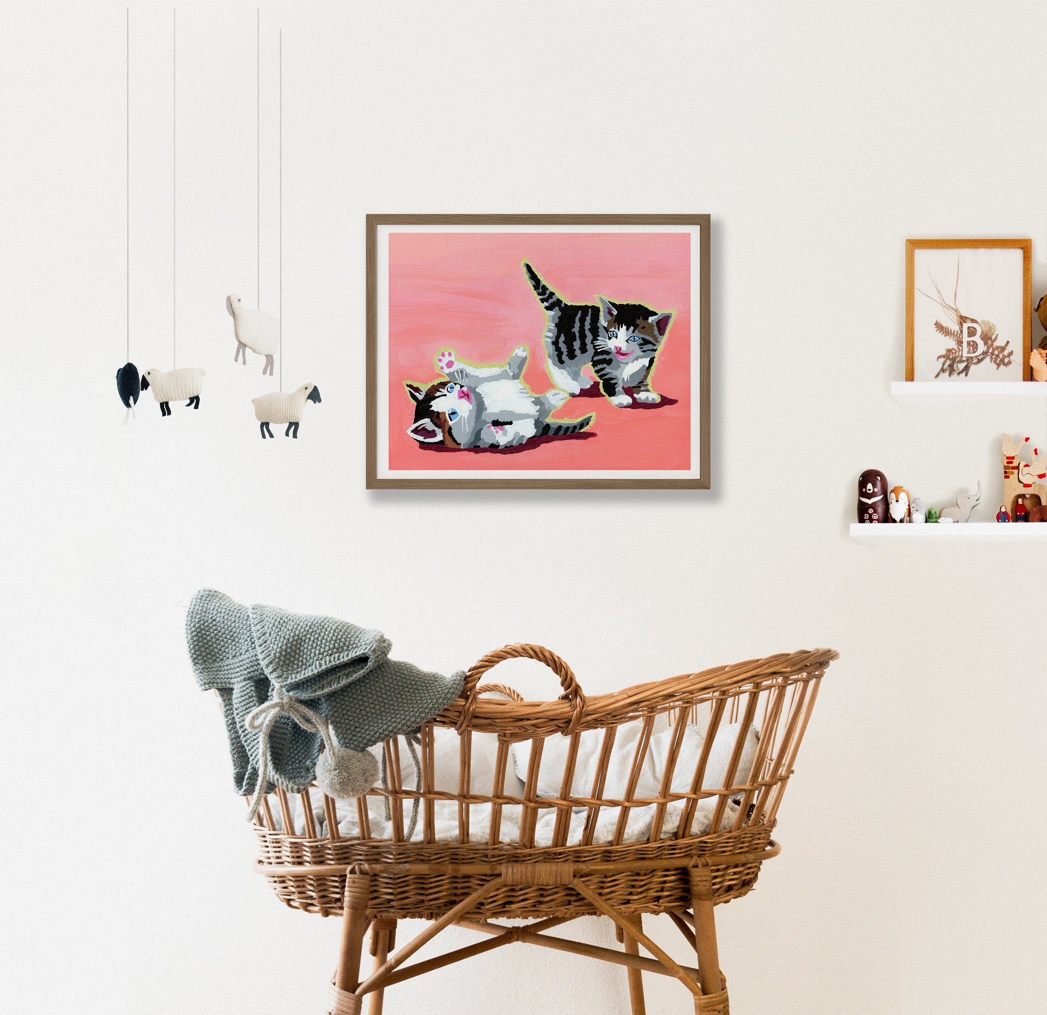 Fallout 4 Kittens Painting Fan Art Classic Video Game - Etsy