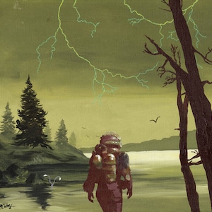 Fallout 4: RAD Storm. Art Parody Print, Classic Sofa Painting Recycled ...