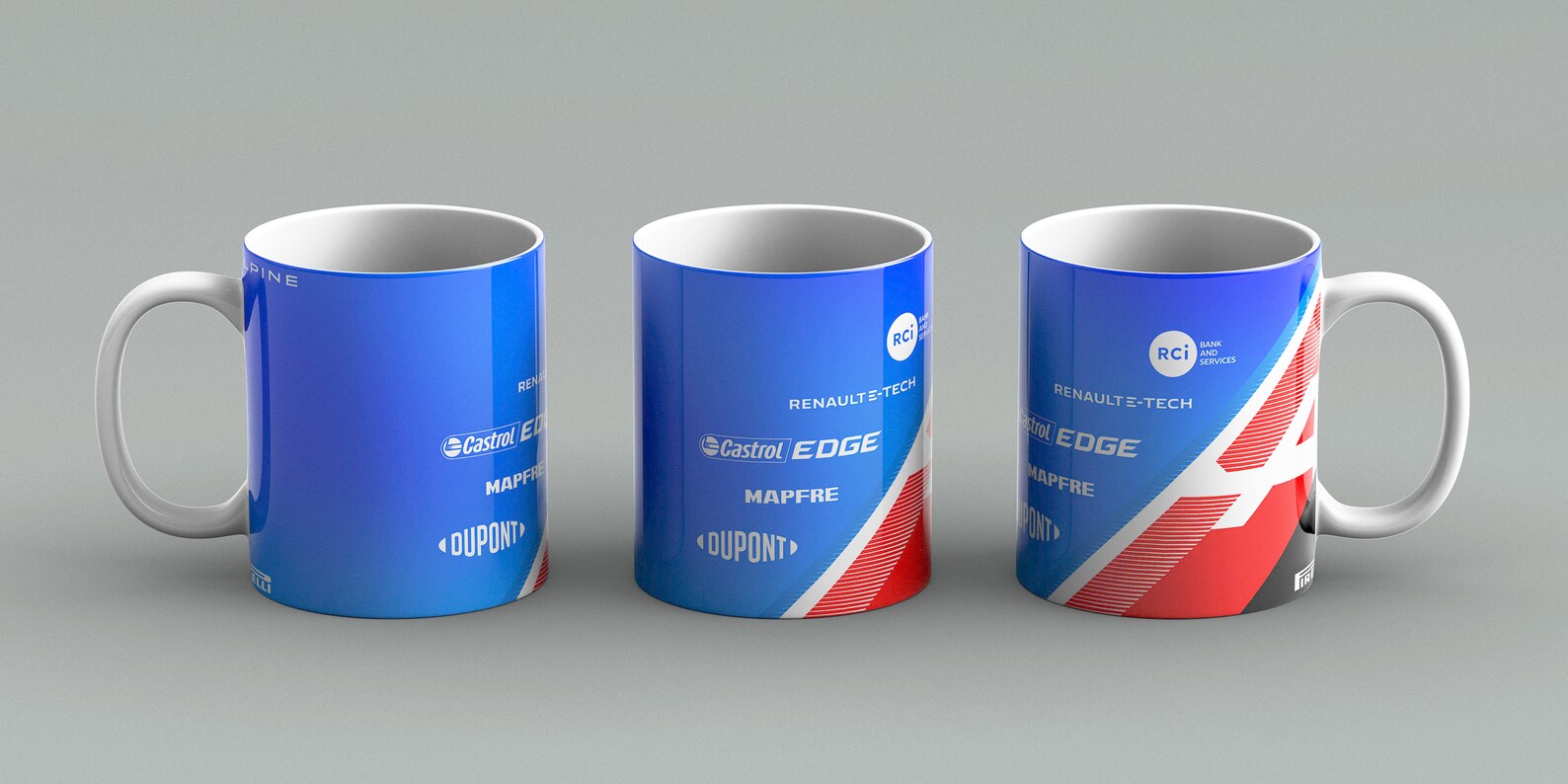 2021 Fórmula 1 F1 Alpine Mug diseño personalizado de estilo moderno ...