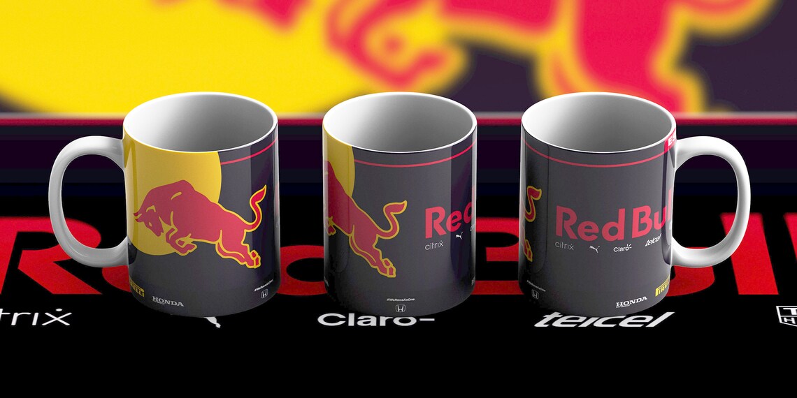 2021 Formula 1 F1 Red Bull Honda Racing Mug Modern Style | Etsy