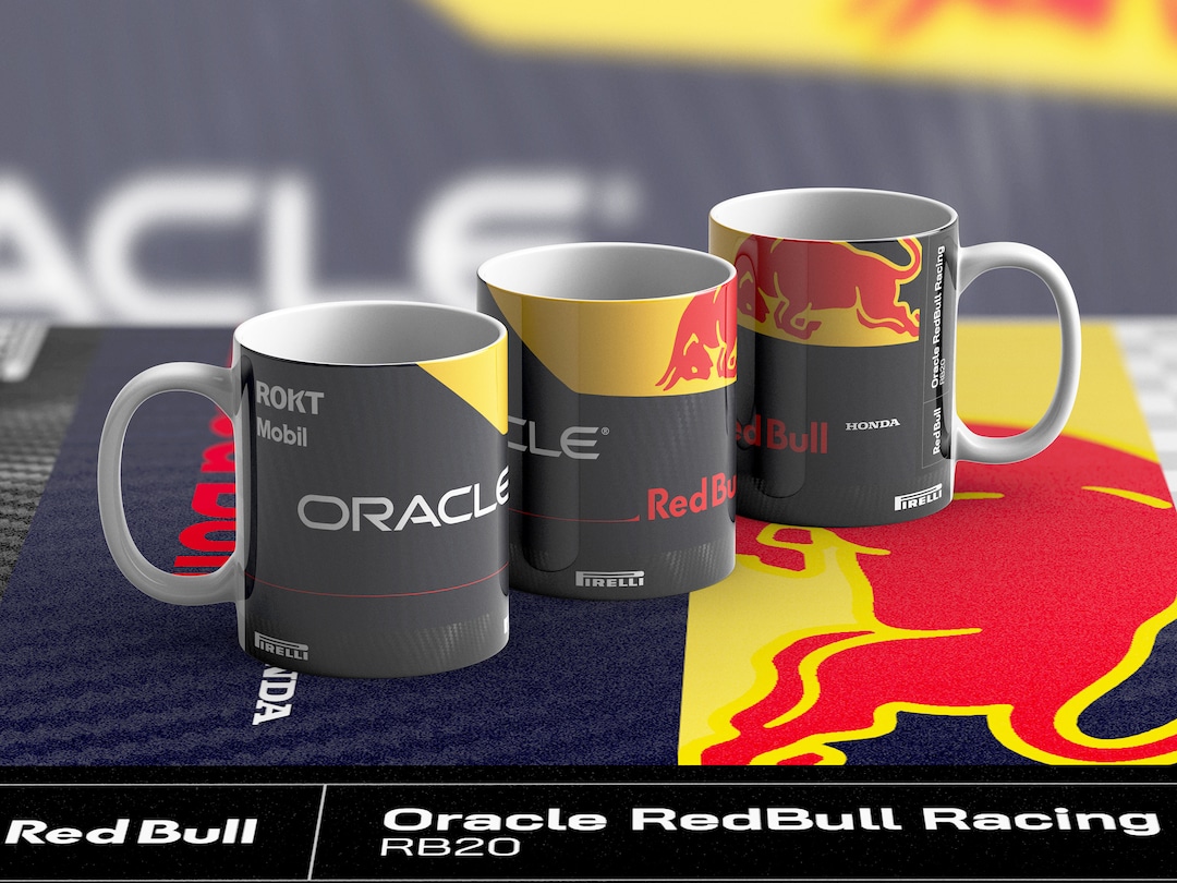 2024 Oracle Red Bull F1 Team Mug Custom Carbon Style Design Formula 1 ...