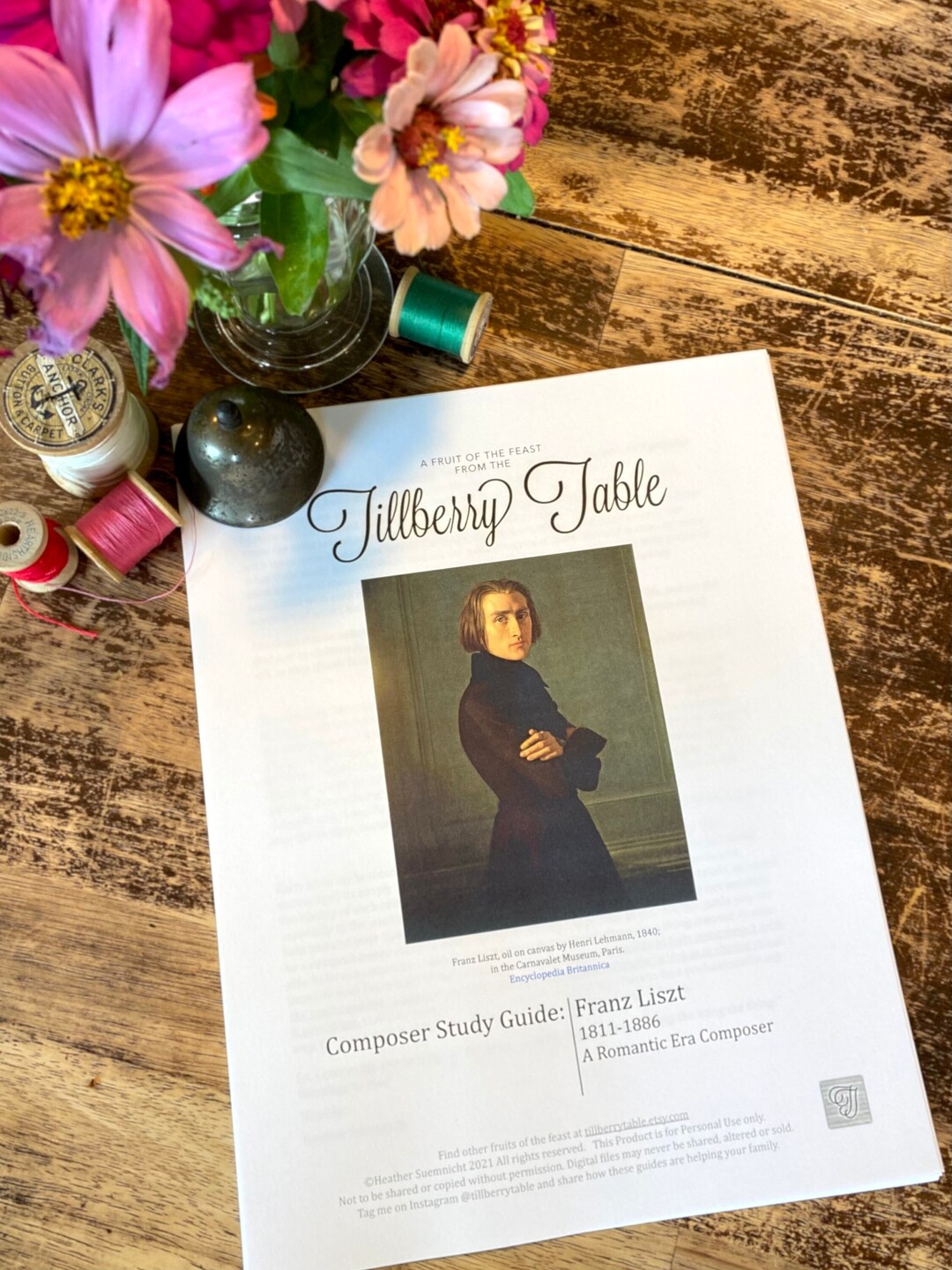 Liszt Composer Study Guide 1800s - Etsy